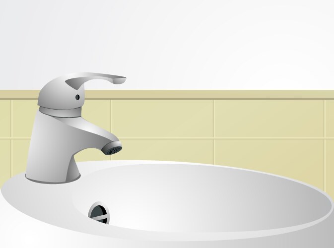 Cleaning basin Royalty Free Vector Image - VectorStock