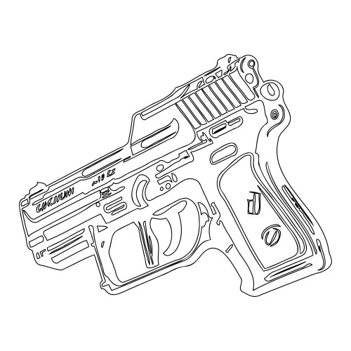 Gun Outline Vector Images (over 50,000)
