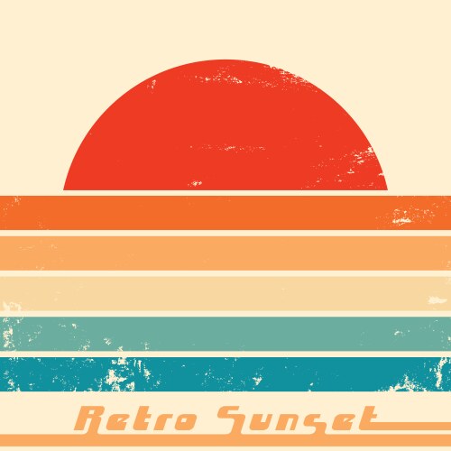 Sunset Poster Vector Images (over 25,000)