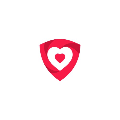 Love dancing logo symbol template Royalty Free Vector Image