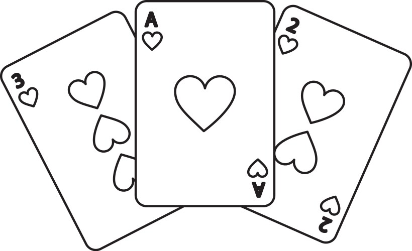 Gambling sketch Royalty Free Vector Image - VectorStock
