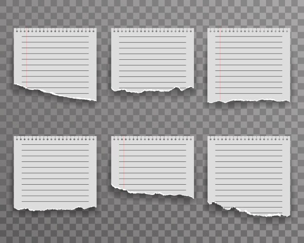 Cardboard torn edge Royalty Free Vector Image - VectorStock