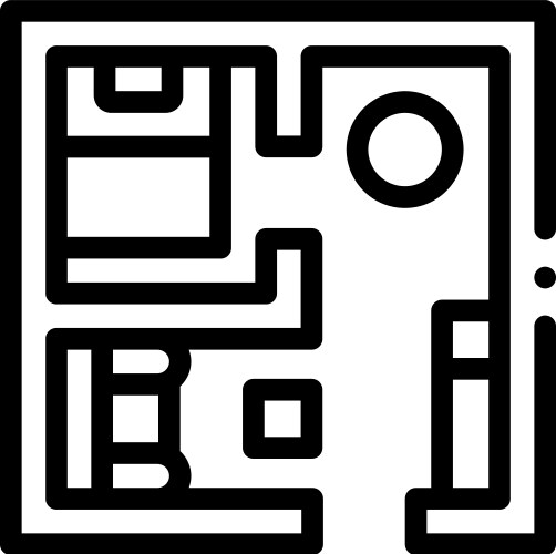 Duplex icon thin linear style design isolated Vector Image