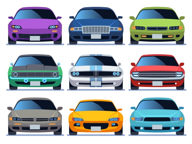 Car Front View Vector Images (over 20,000)