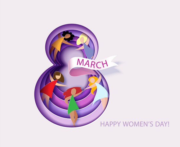 Counting number eight with pig and chicks Vector Image