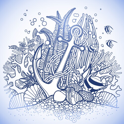 Coral Outline Vector Images (over 10,000)