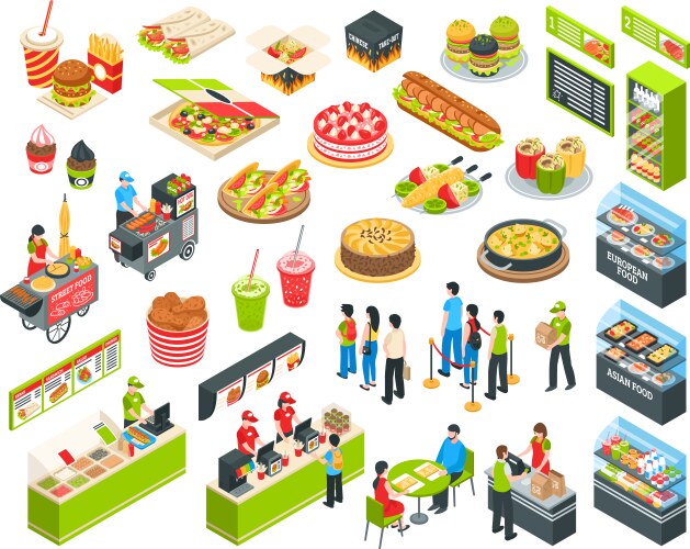Isometric Food Vector Images (over 100,000)