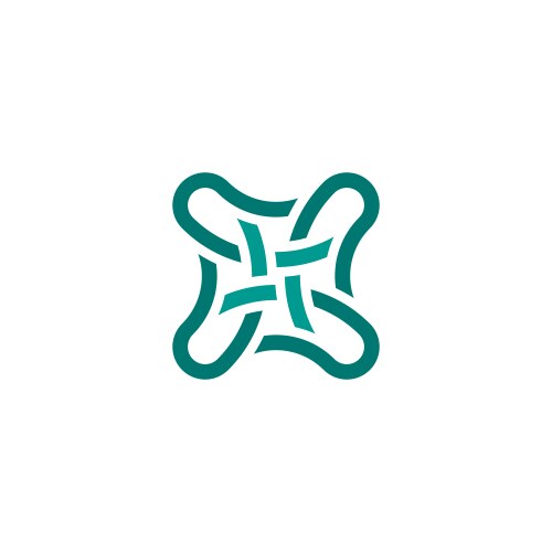 Coil metal steel spring logo icon Royalty Free Vector Image