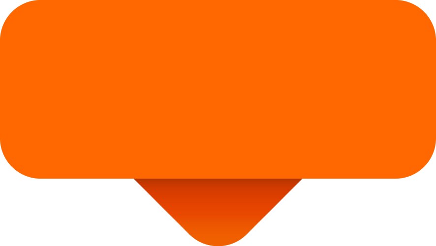 Blank sticker sign on transparent background Vector Image