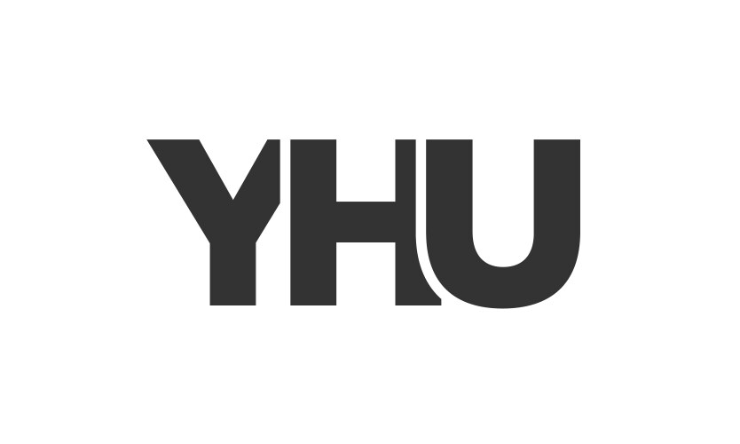 Uuz logo design template with strong and modern Vector Image