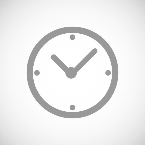 Check mark on clock icon Royalty Free Vector Image