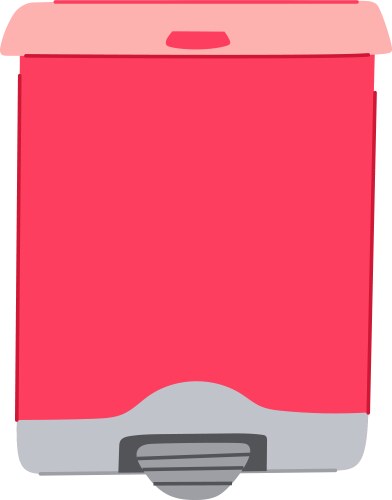 Waste trash bin character cartoon Royalty Free Vector Image