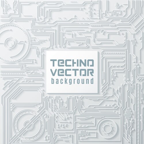 Computer circuit background Royalty Free Vector Image
