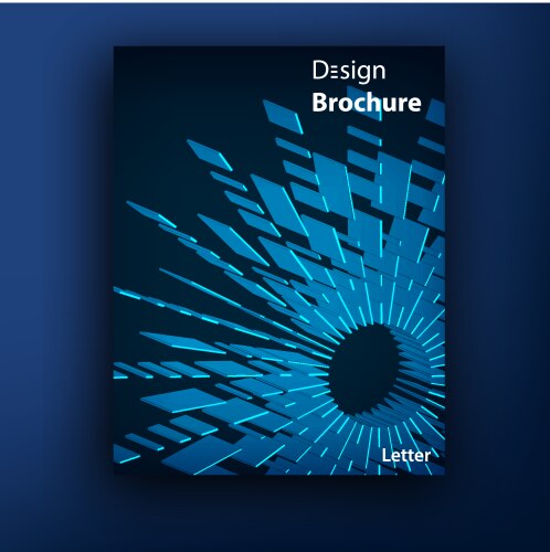 Brochure booklet cover design templates collection