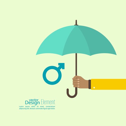 Umbrella hand drawn sketch Royalty Free Vector Image