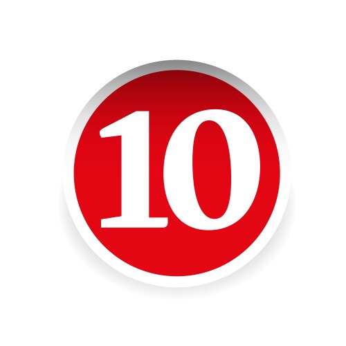 Number Ten Vector Images (over 11,000)