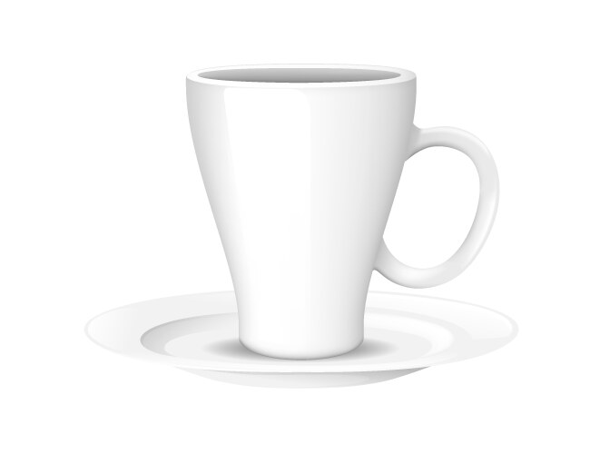 Cup and Saucer Side View Vector Images (93)