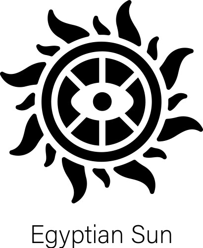 Triple sun Royalty Free Vector Image - VectorStock