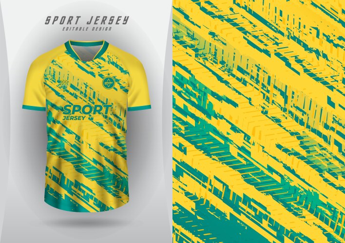 Sports jersey soccer run Royalty Free Vector Image