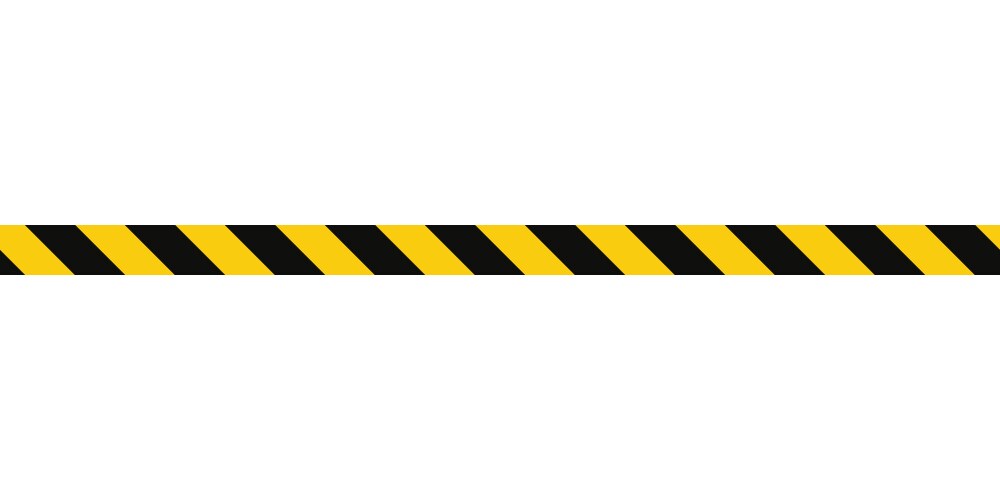 Red warning tape do not cross line caution Vector Image