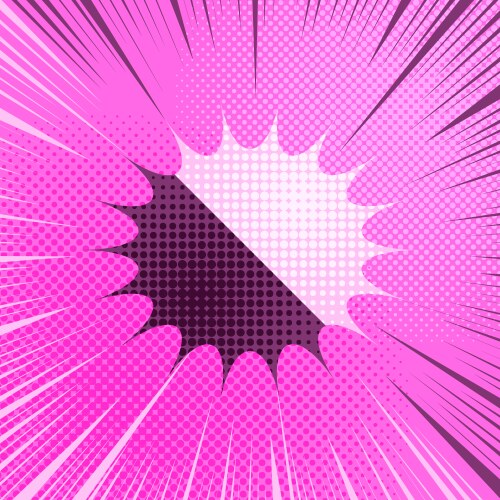 Comic bubble sharp star Royalty Free Vector Image