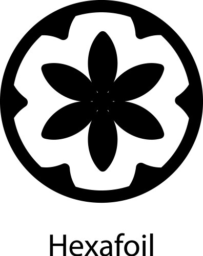 Hexafoil Royalty Free Vector Image - VectorStock