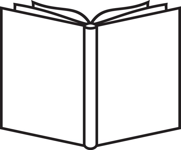 Open Book Black and White Vector Images (over 42,000)