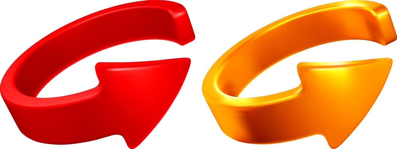 Red Circular Arrow Vector Images (over 5,600)