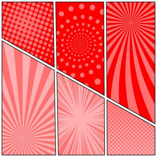 Book page comic Royalty Free Vector Image - VectorStock