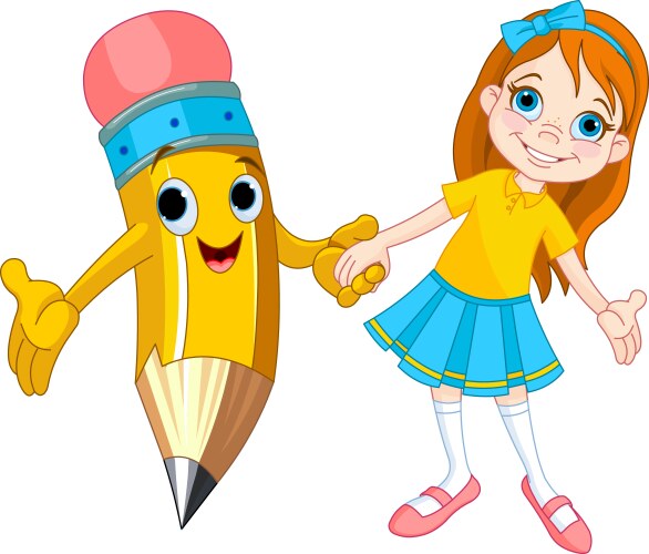 Cartoon Kid Writing Vector Images (over 24,000)