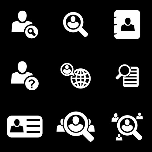 People Icon Black and White Vector Images (over 690,000)