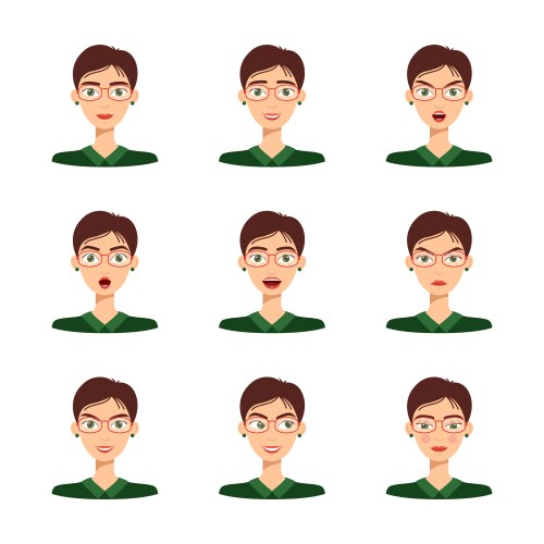 Emotions Royalty Free Vector Image - VectorStock