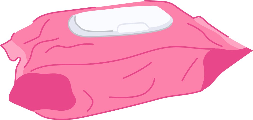 Cleaner water wipes cartoon Royalty Free Vector Image