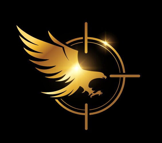 Eagle sport mascot logo design Royalty Free Vector Image