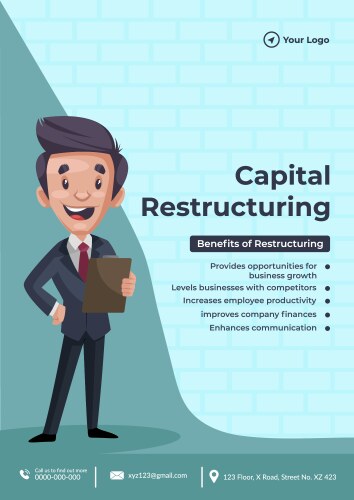 Restructuring corporation business management Vector Image