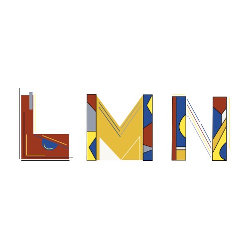 Kandinsky style def alphabet letters Royalty Free Vector
