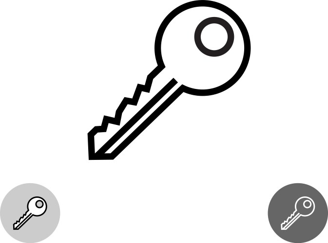 Typewriter key layout Royalty Free Vector Image