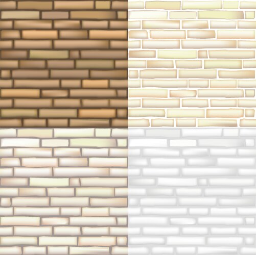 Grunge Stone Brick Wall Textures Royalty Free Vector Image