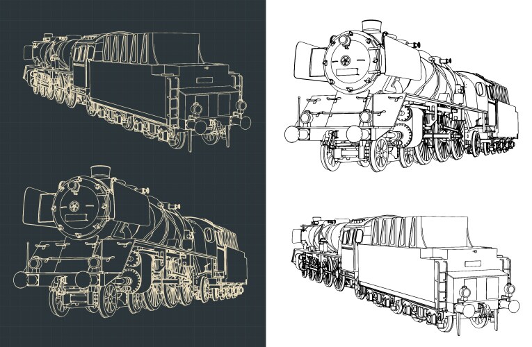 Steam Locomotive Vector Images (over 6,800)