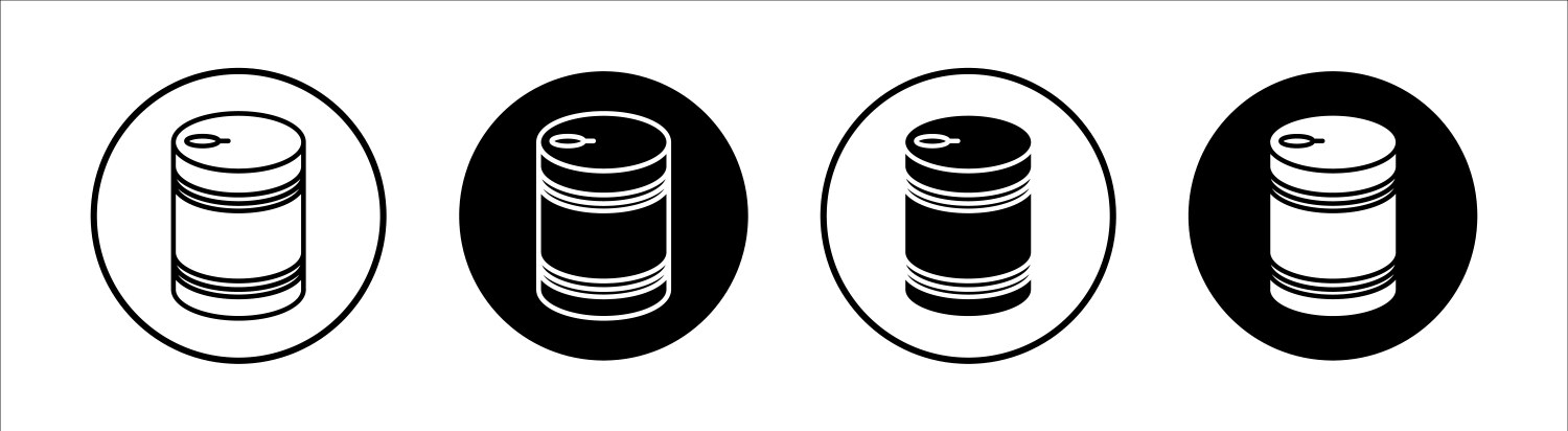 Tin can icon line art Royalty Free Vector Image