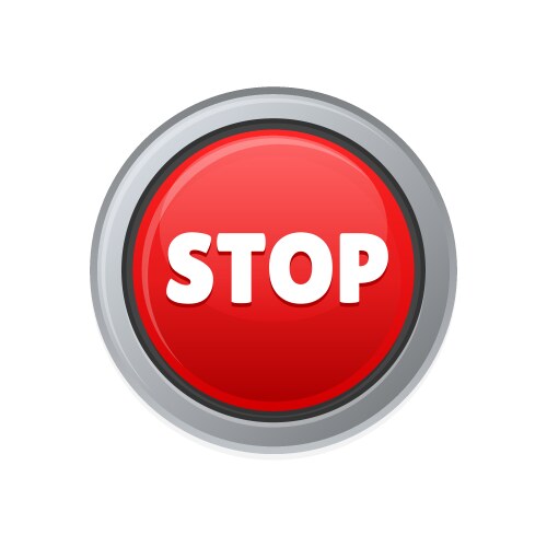 Car engine start stop button ignition push circle Vector Image