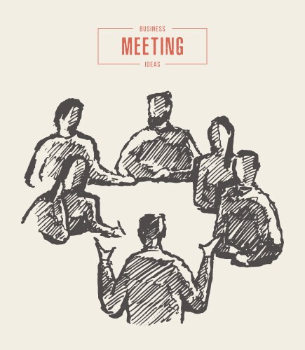 Team Meeting Vector Images (over 130,000)