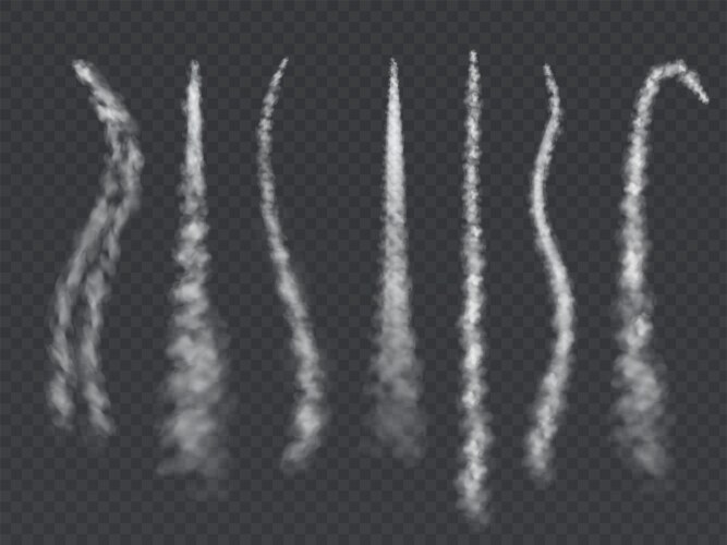 Airplane Smoke Vector Images (over 1,900)