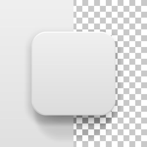 Technology blank app icon template Royalty Free Vector Image