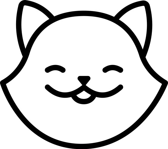 Cat Face Outline Vector Images (over 13,000)