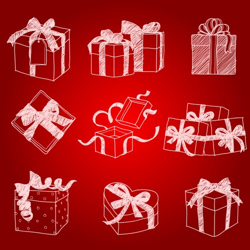 Gift box template Royalty Free Vector Image - VectorStock