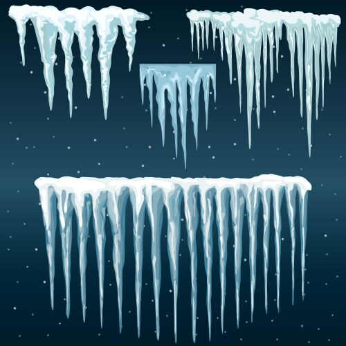 Snow Dripping Vector Images (over 850)