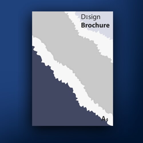 Brochure booklet cover design templates Royalty Free Vector