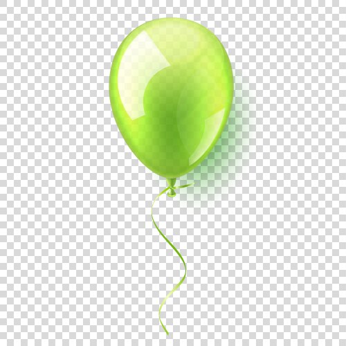 Isolated realistic colorful glossy flying air Vector Image
