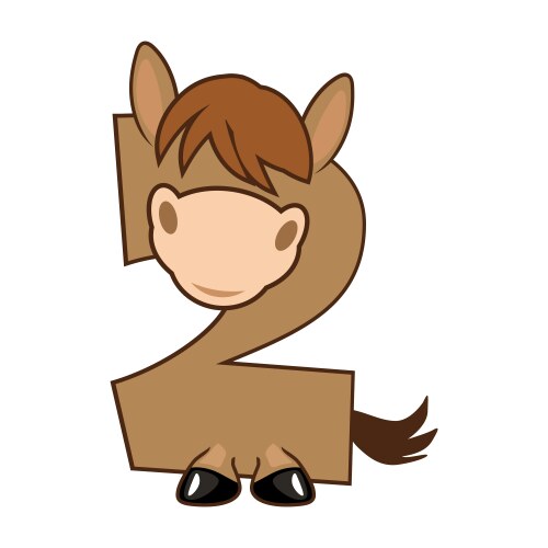 Funny number 2 Vector Images & Graphics for Commercial Use | VectorStock